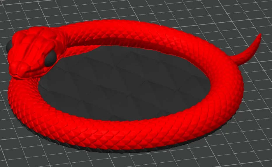 Year of the Snake Coaster Sculpt by Maranar - MakerWorld