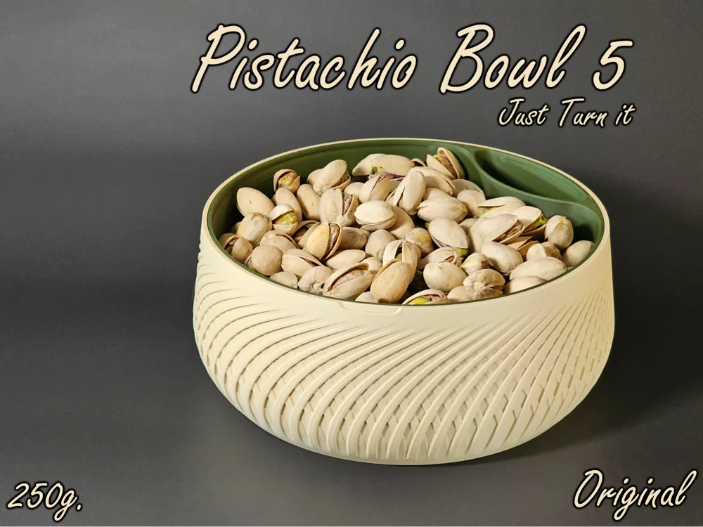 Pistachio Bowl 5 (Original) - Free 3D Print Model - MakerWorld