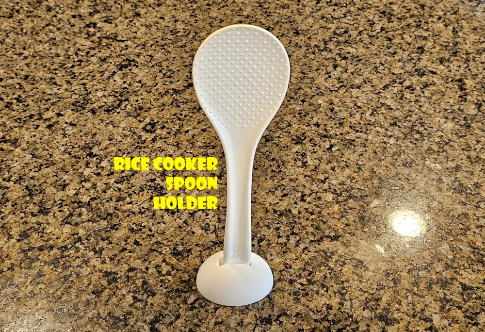 Rice Cooker Spoon/Paddle Holder by Ellipse - MakerWorld