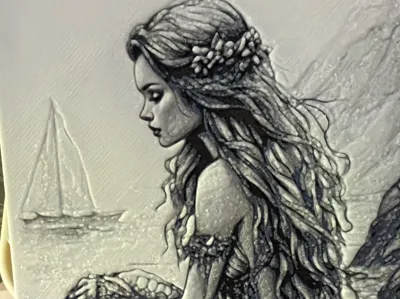 mermaid 3d print model download - MakerWorld