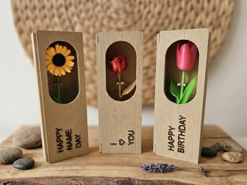 Flower Box - Free 3D Print Model - MakerWorld