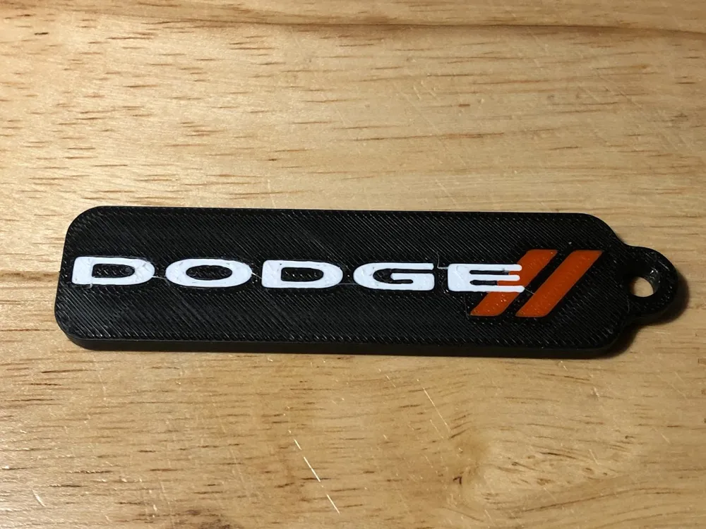 Dodge Key Fob (Logo on Both Sides) by rowiac - MakerWorld