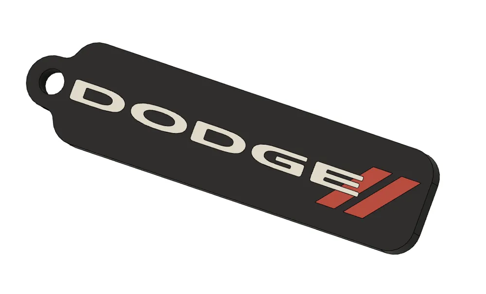 Dodge Key Fob (Logo on Both Sides) by rowiac - MakerWorld
