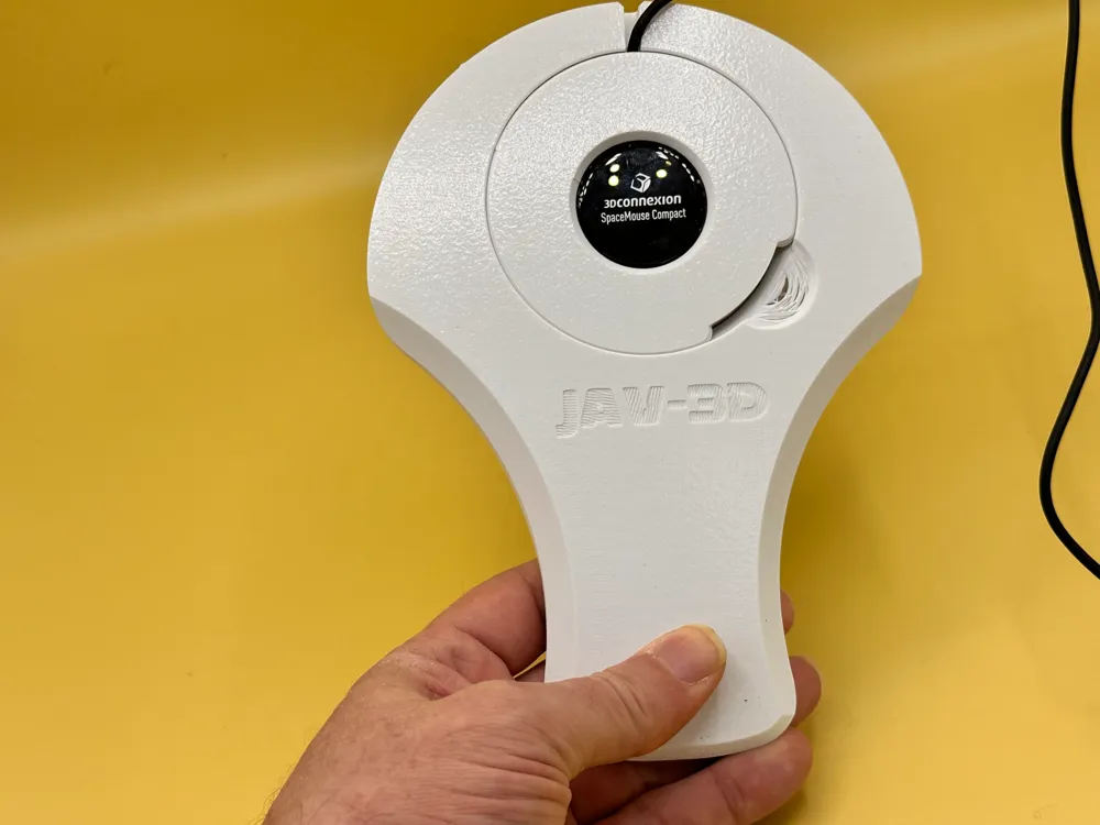 hand rest and position stabilizer Spacemouse comp. by JAV-3D - MakerWorld