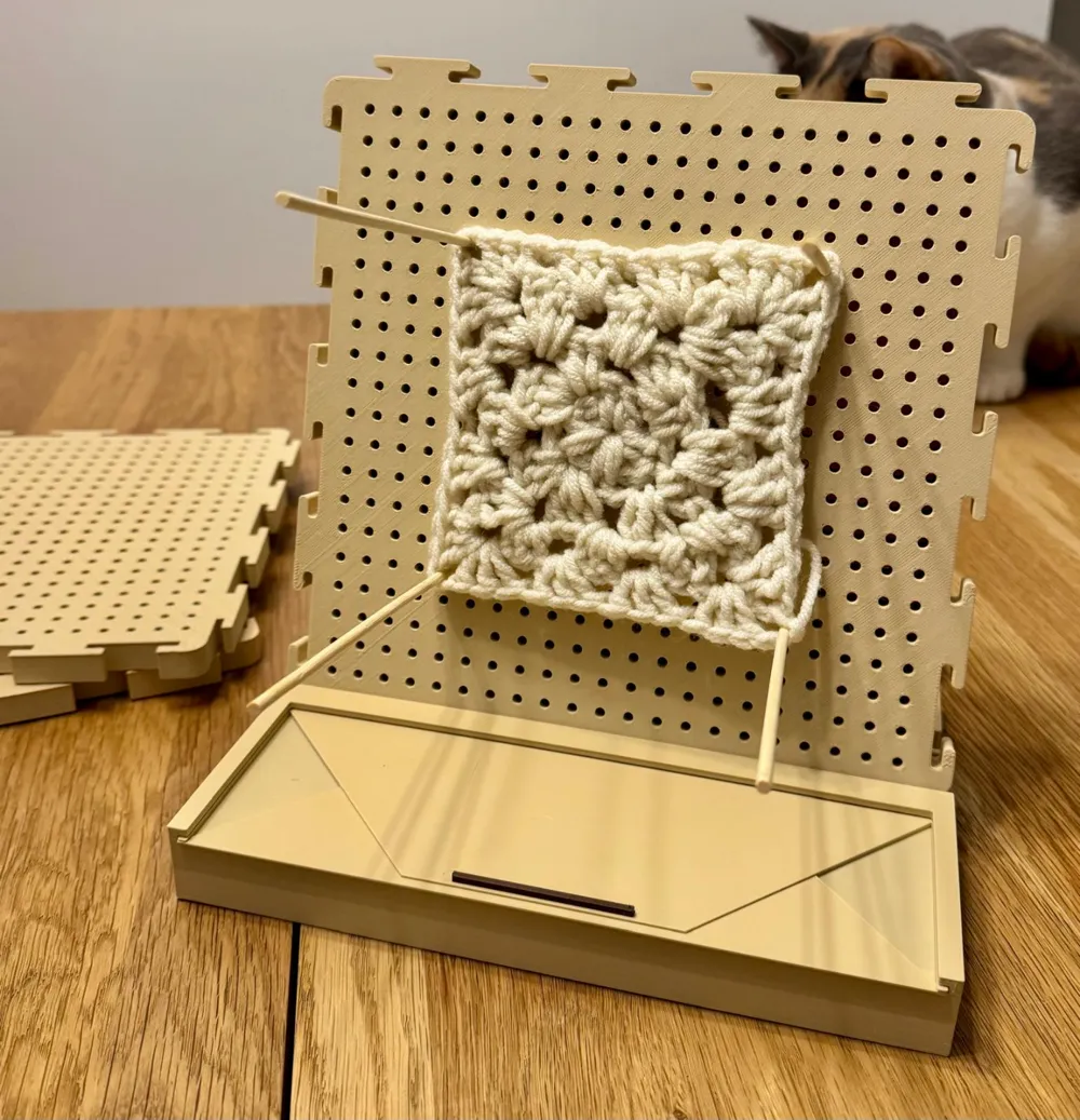 Crochet Blocking Board Kit (Modular) - Free 3D Print Model - MakerWorld