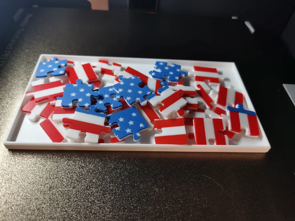 National Flag Puzzle by 蟑螂恶霸3D MakerWorld: Download Free 3D Models