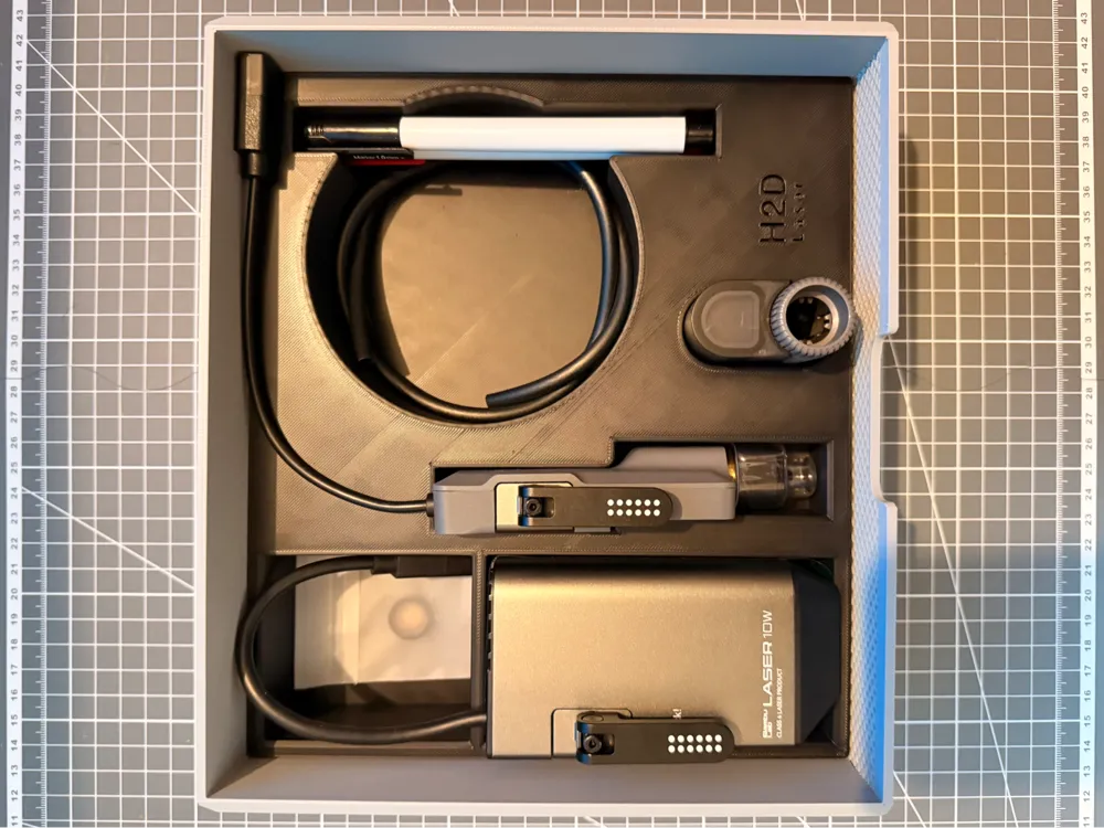 Rugged Drawer H2D Laser engraver module by rw4n_(h MakerWorld: Download ...