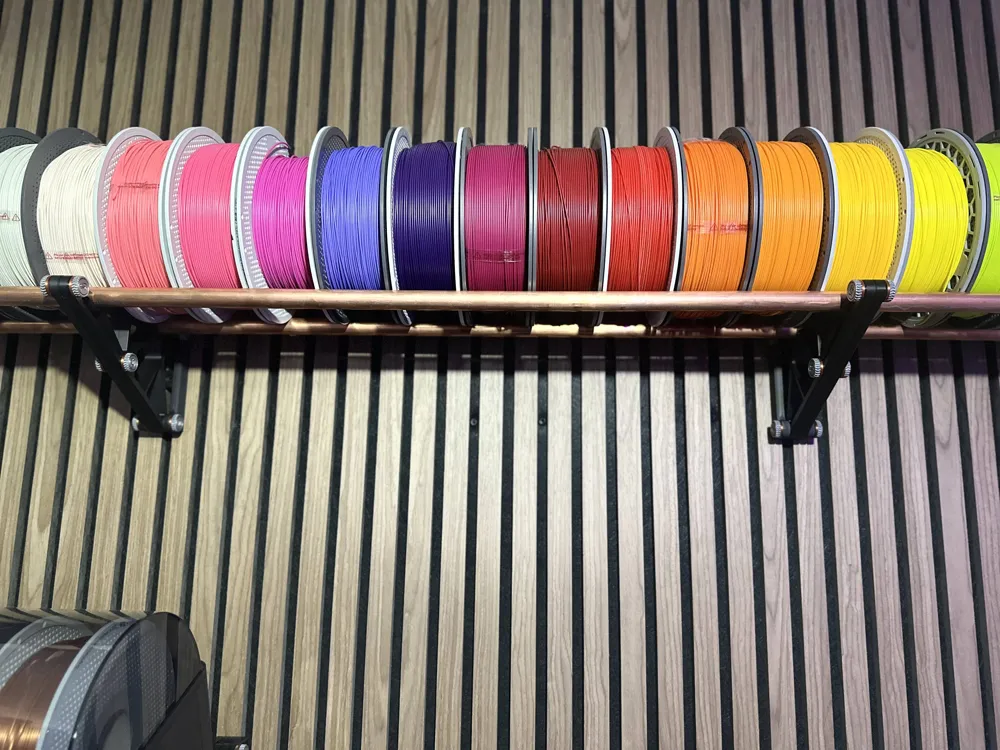 Wall Mount Spool Rack System by Huntsman - MakerWorld
