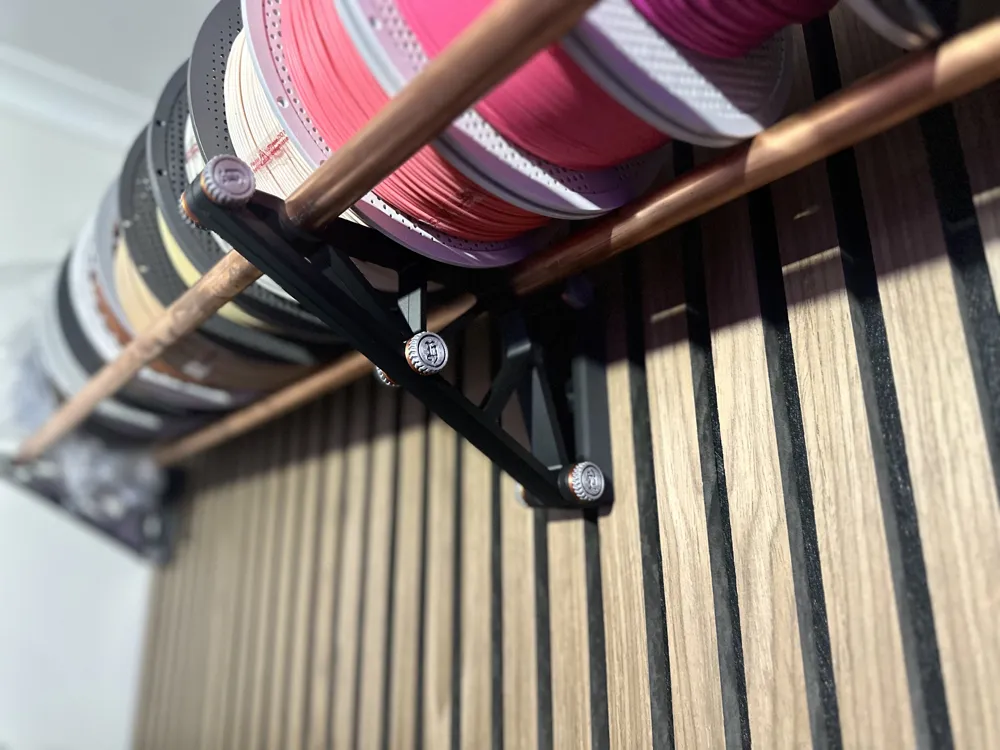 Wall Mount Spool Rack System by Huntsman - MakerWorld
