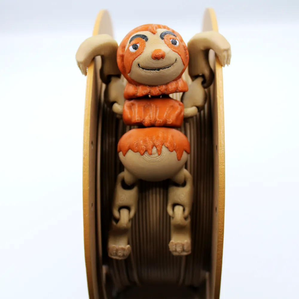 Cute Flexi Sloth Figure Fidget Toy - Free 3D Print Model - MakerWorld
