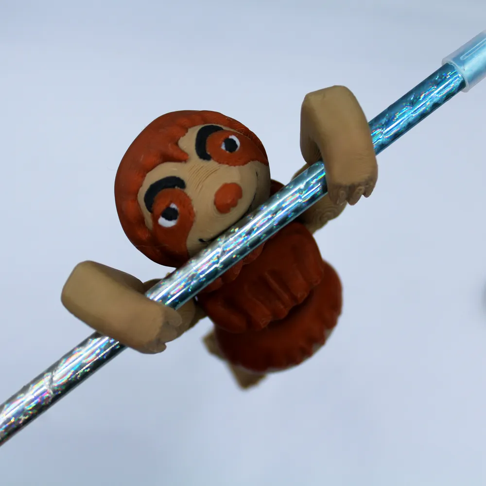 Cute Flexi Sloth Figure Fidget Toy - Free 3D Print Model - MakerWorld