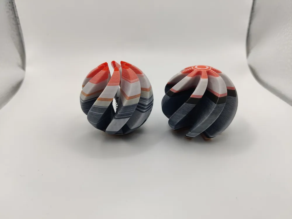 Springback passthrough fidget sphere by 3DPrototech MakerWorld ...