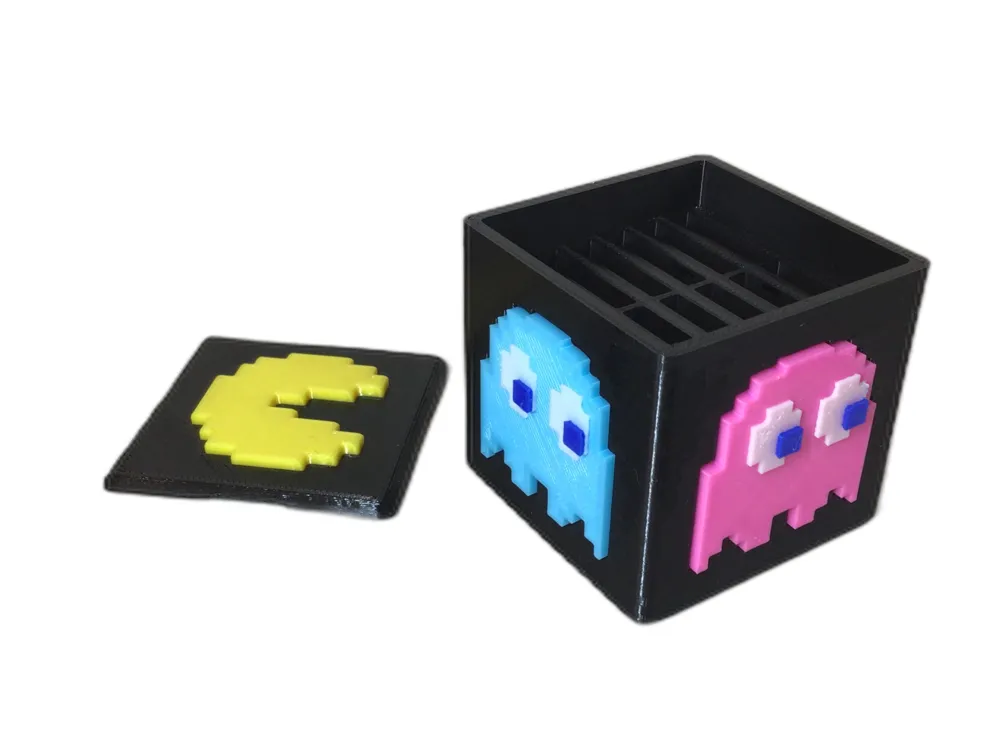 Pacman Block Switch Cartridge Case | 12 Games by Ronin0000 - MakerWorld