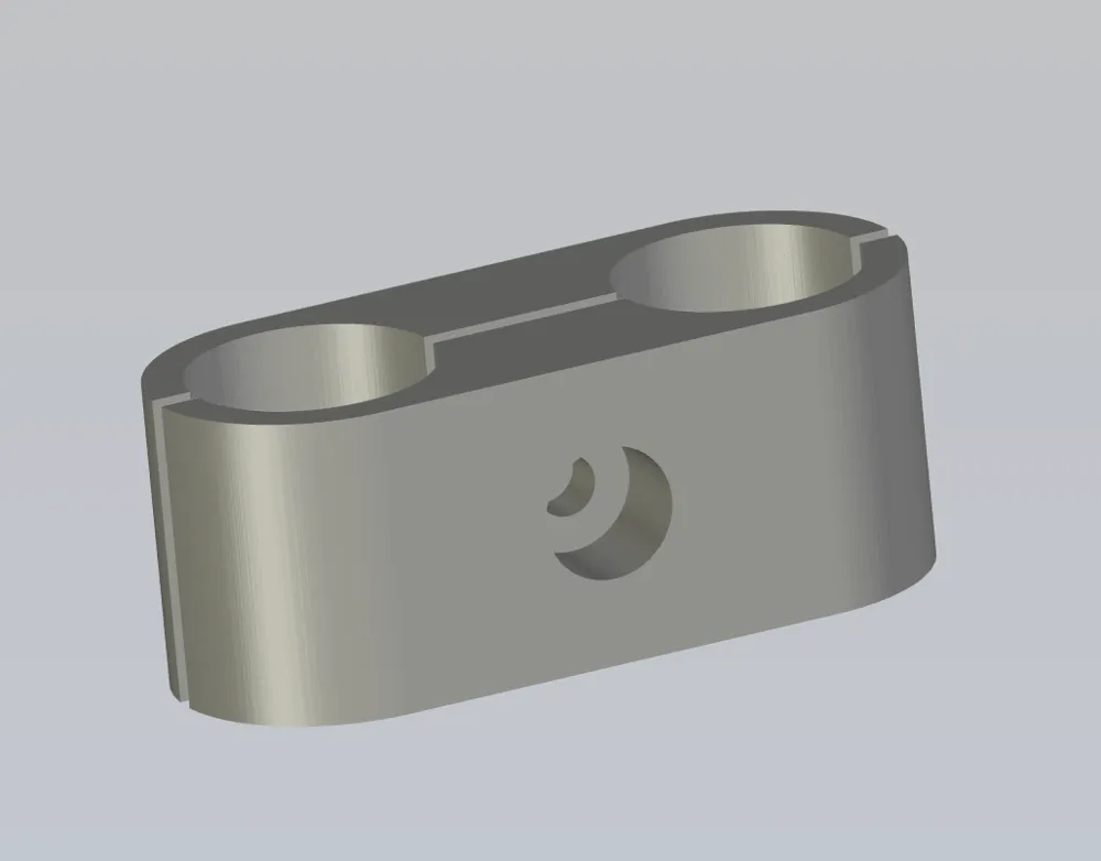 AIO liquid cooler tube bracket (12mm) by 3B - MakerWorld