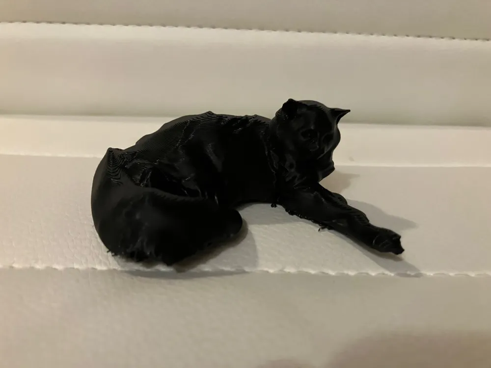 Laying Cat Pose 1 - Free 3D Print Model - MakerWorld