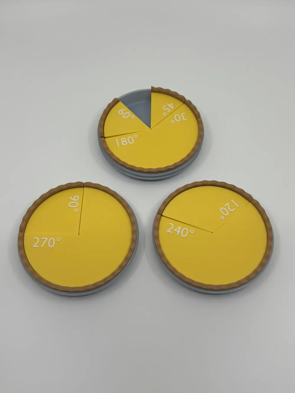 Angle Pie (Math Toy) - Free 3D Print Model - MakerWorld