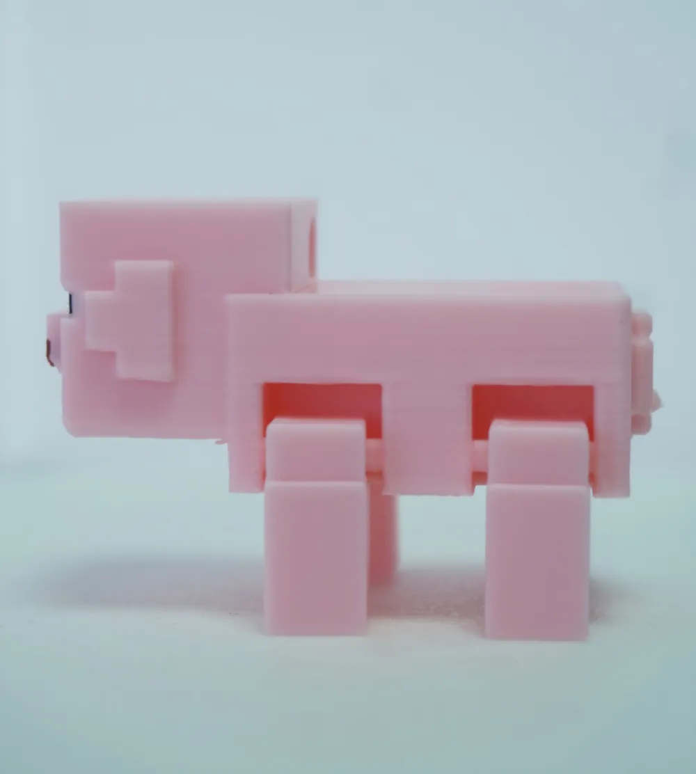 Minecraft Pig by Frezzle MakerWorld: Download Free 3D Models