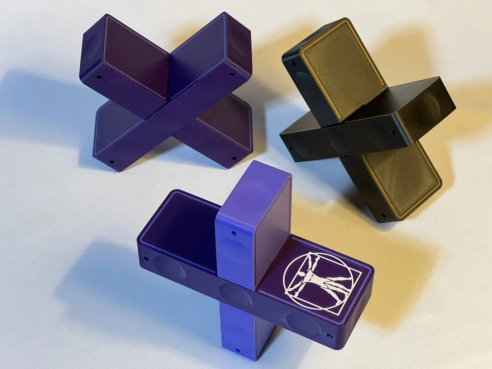 Leonardo's Double-Cross Puzzle - Free 3D Print Model - MakerWorld