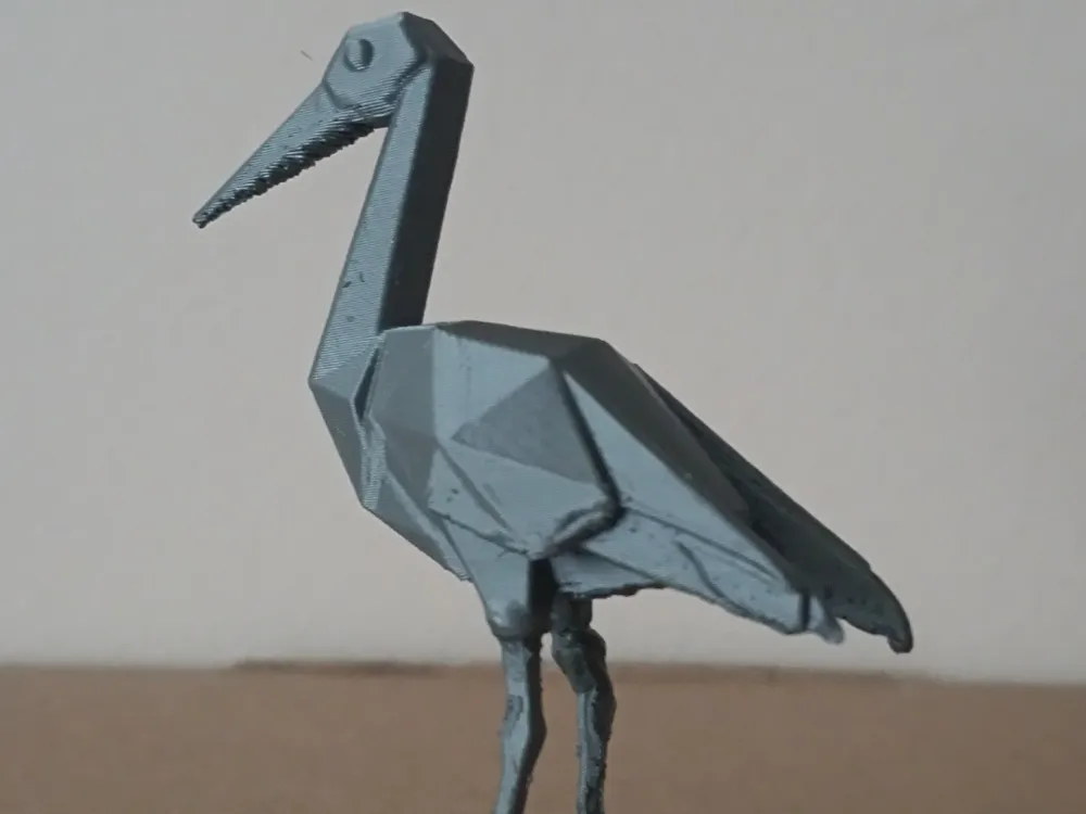 stork realistic version origami by DieMolizq MakerWorld: Download Free ...