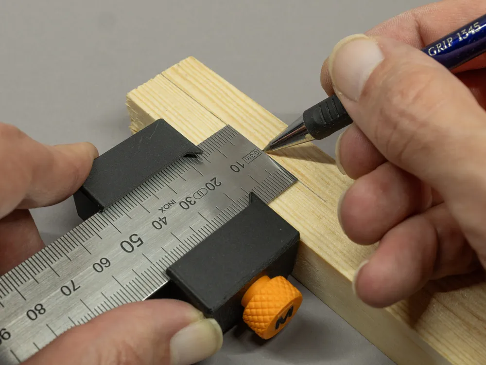 Ruler Stop Block - Free 3D Print Model - MakerWorld