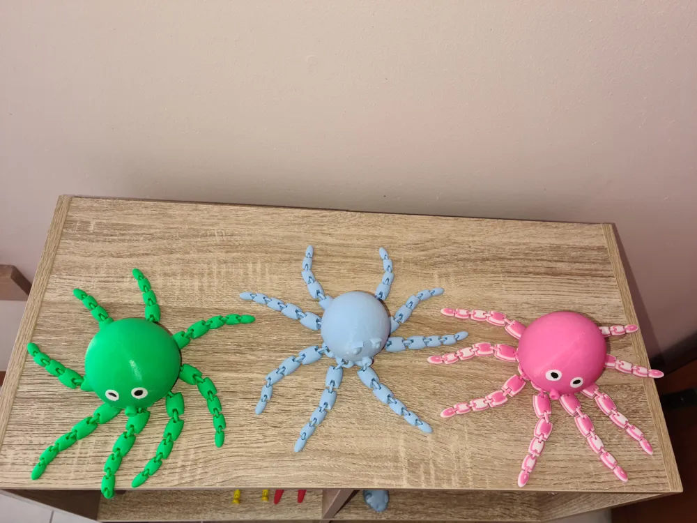 Articulated Octopus container by lryan7310 MakerWorld: Download Free 3D Models