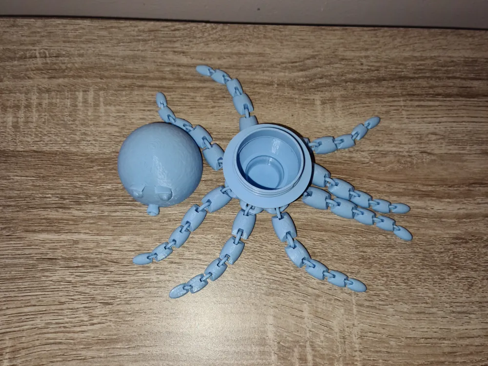 Articulated Octopus container by lryan7310 MakerWorld: Download Free 3D ...