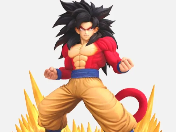 Super Saiyan 4 Goku Dragon Ball ssj4 – Kostenloses 3D-Druckmodell ...
