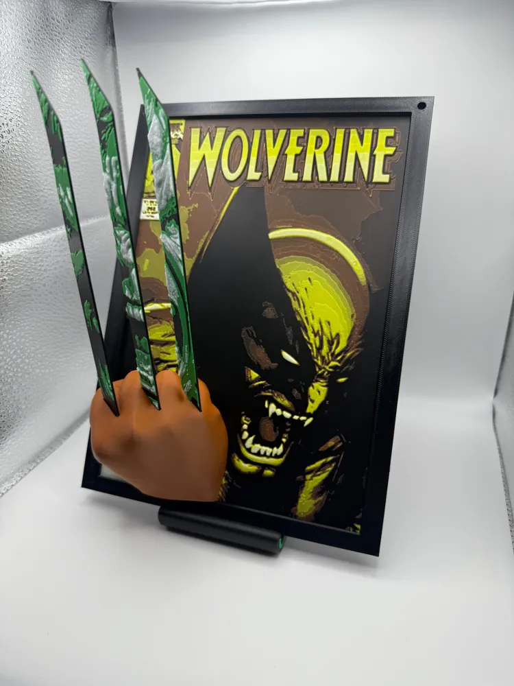 Wolverine Vs Hulk Comic Cover Pop Out Art by PrintsByJare3D MakerWorld ...
