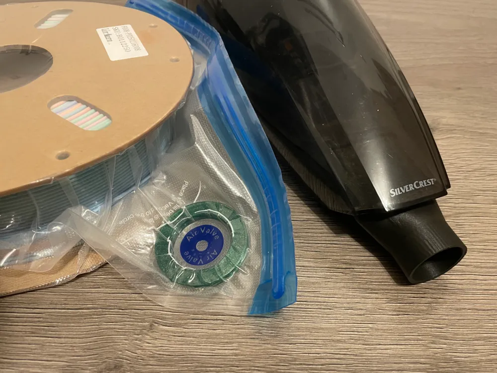 SilverCrest Vacuum Bag Adapter (Filament Storage) - Free 3D Print Model ...