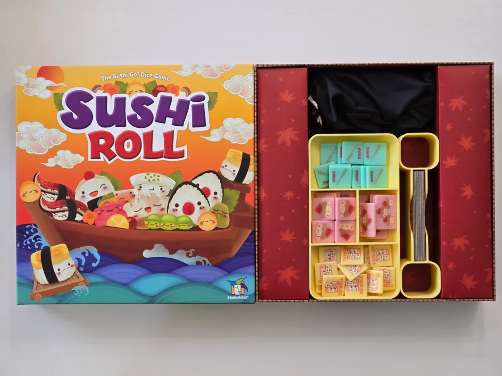 Sushi Roll: Sushi Go! Dice Game - Organizer Insert - Free 3D Print ...