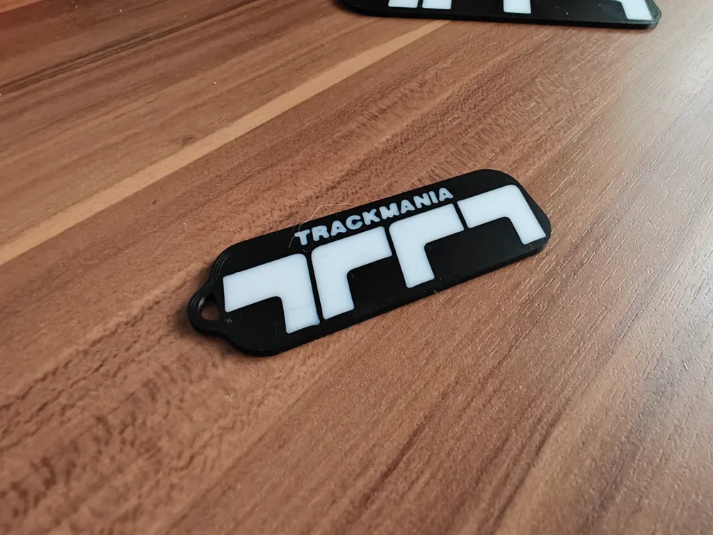 Trackmania 2020 logo keychain by M.Holicky - MakerWorld