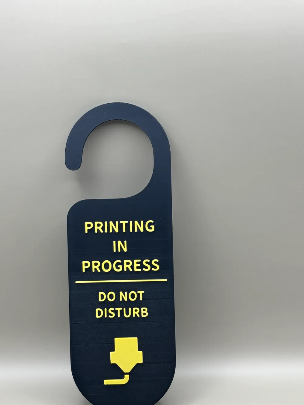 Printing in progress door sign - Do not disturb by 3deeznuts - MakerWorld