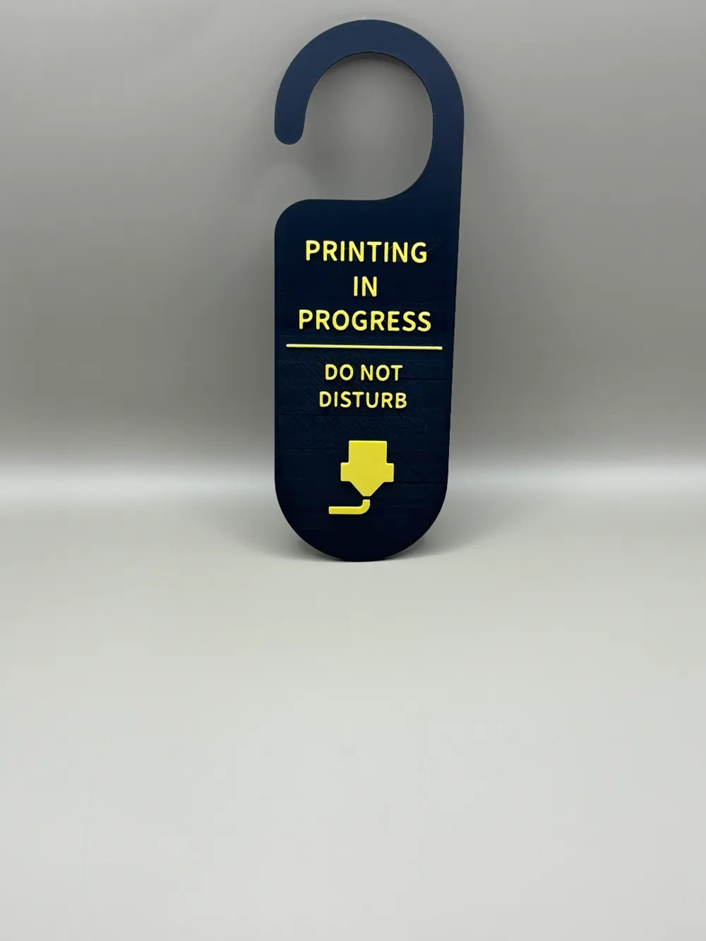 Printing in progress door sign - Do not disturb by 3deeznuts - MakerWorld