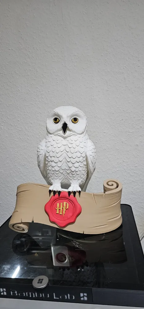 Harry Potter Hedwig Snow Owl - Free 3D Print Model - MakerWorld