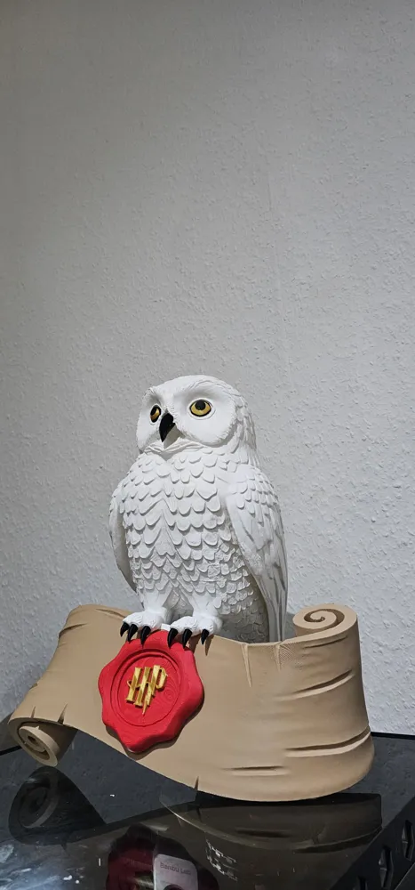 Harry Potter Hedwig Snow Owl - Free 3D Print Model - MakerWorld