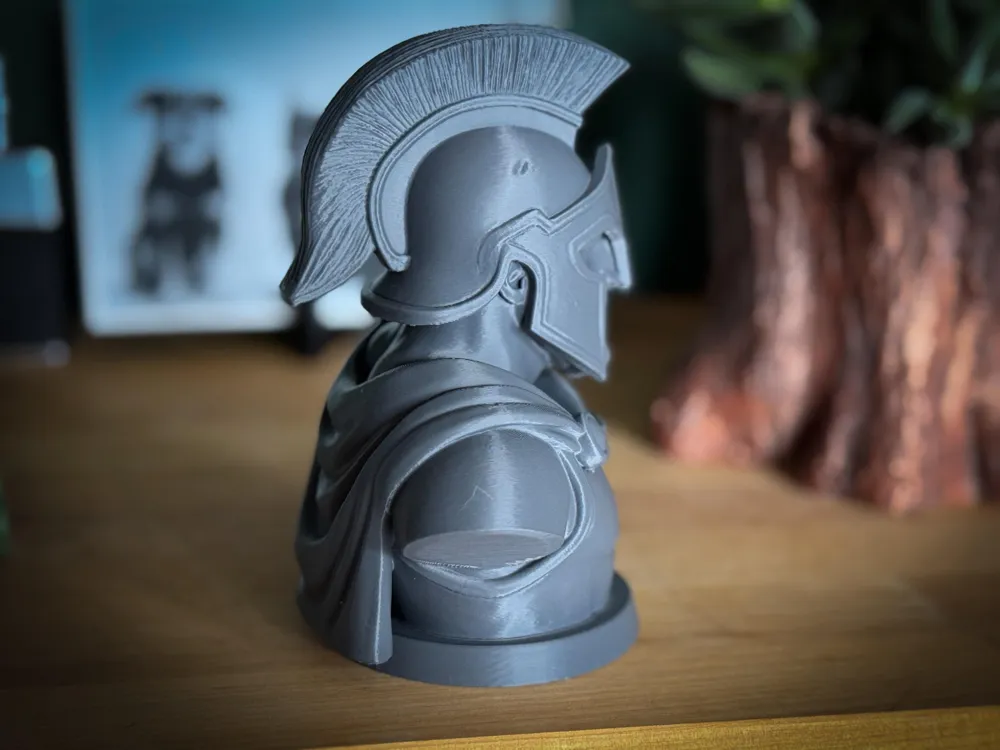 Spartan Warrior Bust – Corinthian Helm by Salewski3D MakerWorld: Download Free 3D Models