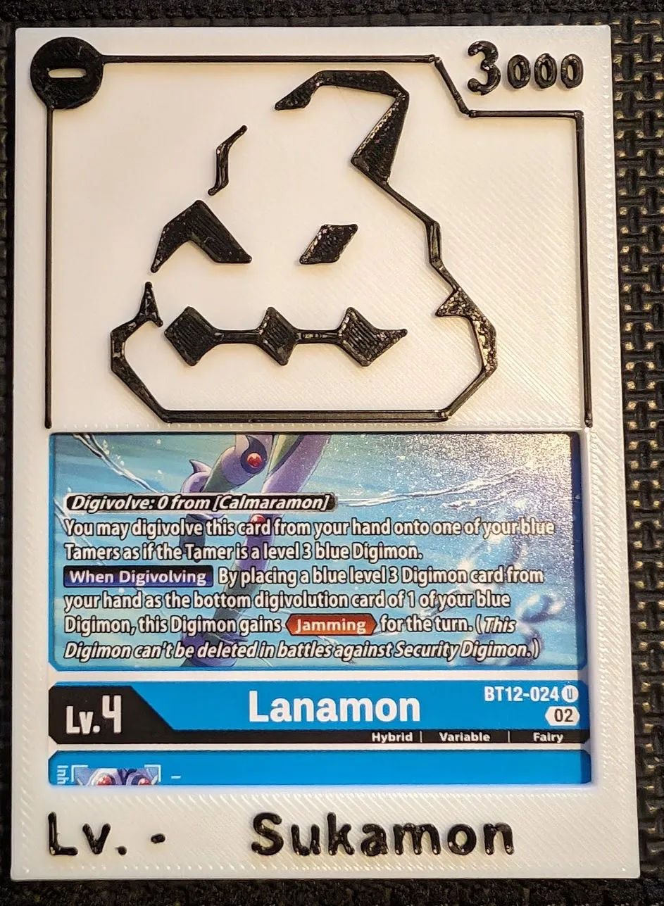 Digimon TCG Sukamon Token by LightningSaix - MakerWorld