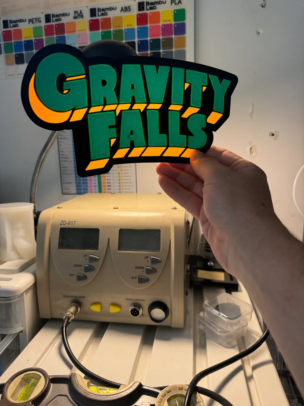 Gravity Galls - LED Light Box - TV Show Logo by vidguide - MakerWorld