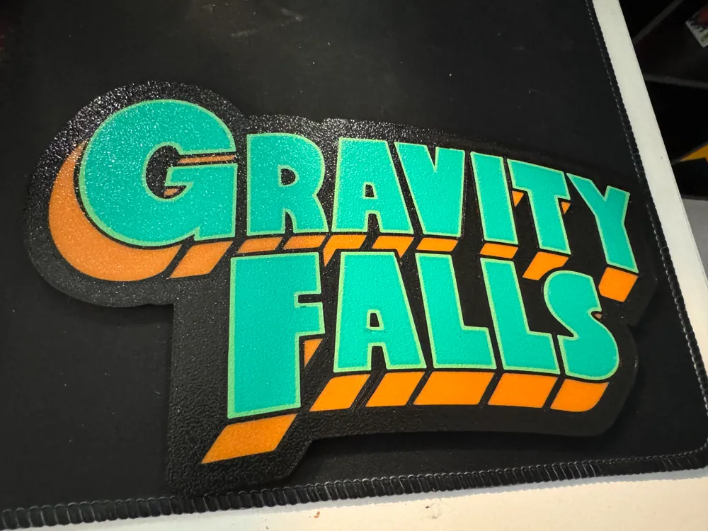 Gravity Galls - LED Light Box - TV Show Logo by vidguide - MakerWorld