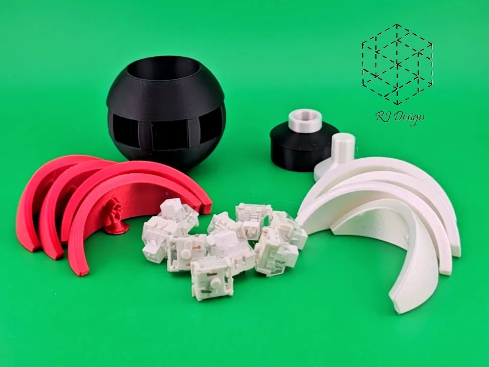 Pokeball Click-a-Ball Fidget - Free 3D Print Model - MakerWorld