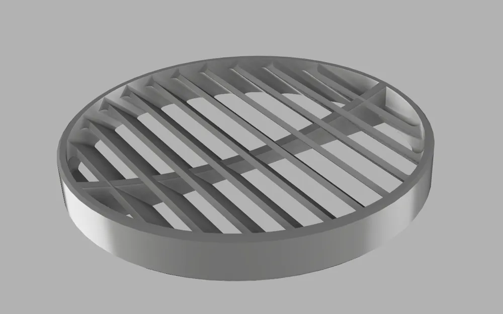 Circular Round Air Grille Vent Gable different sizes 45 angle by Drak ...