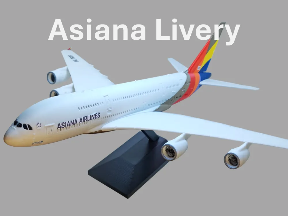 Airbus A380 Airbus A380 - Free 3D Print Model - MakerWorld