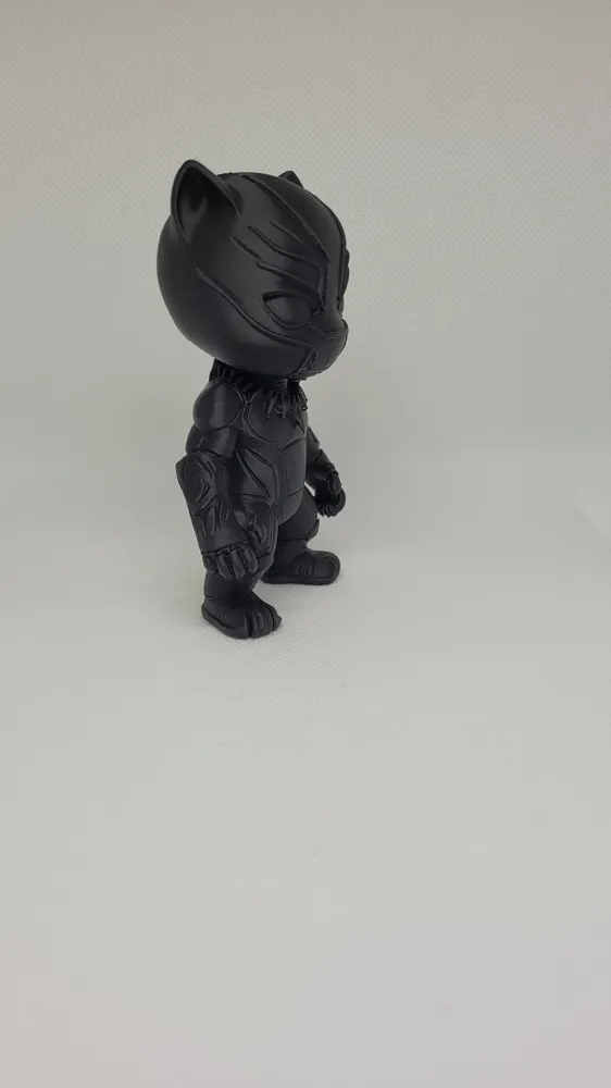 Pantera Negra Chibi - Modelo gratuito para impressão 3D - MakerWorld