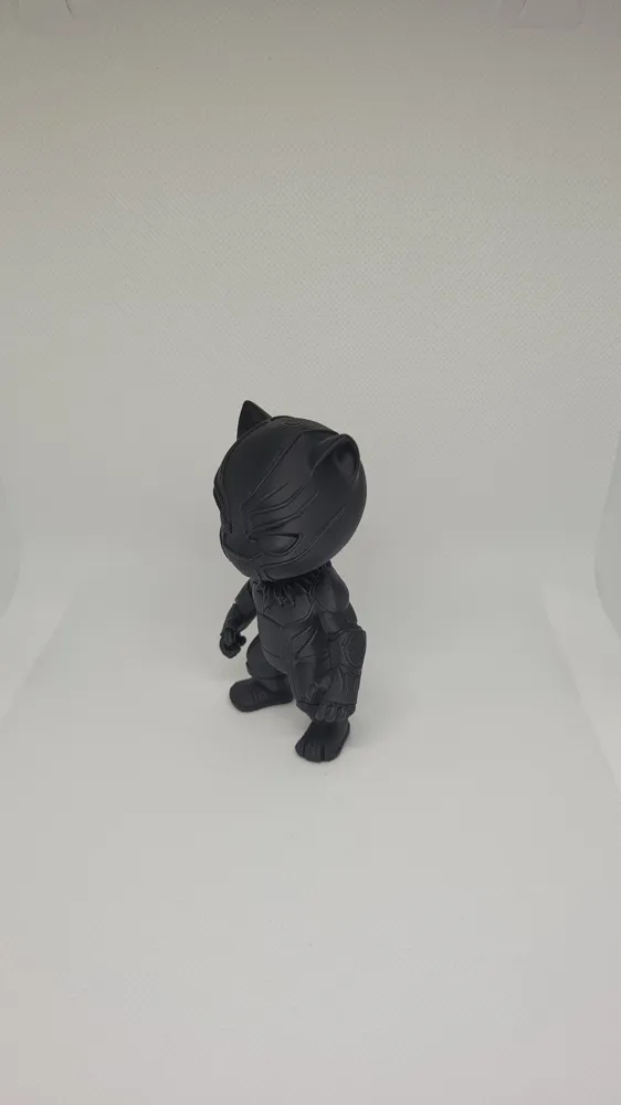 Pantera Negra Chibi - Modelo gratuito para impressão 3D - MakerWorld