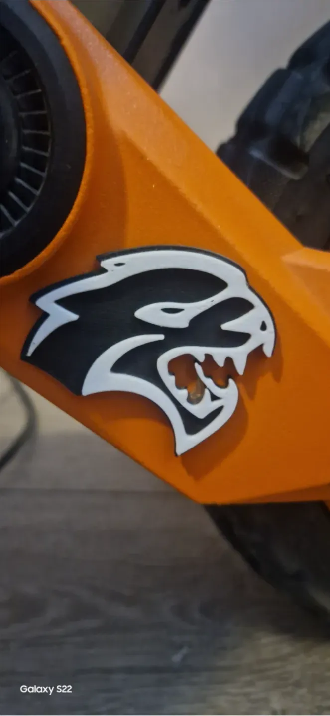 Hellcat logo by ElAaronchiss MakerWorld: Download Free 3D Models