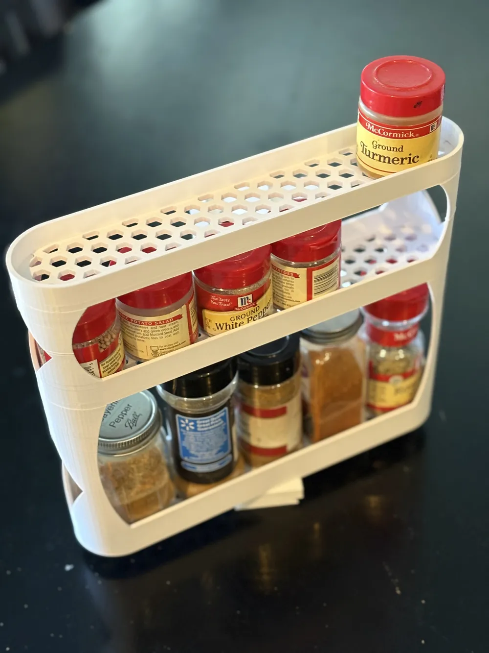 Spice Rack - Pull and Pivot - No Hardware Required - Free 3D Print ...