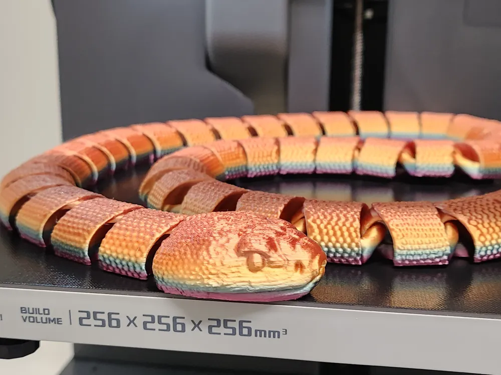 Flexi Articulated Snake 114 cm long by uni3Dworld MakerWorld: Download ...