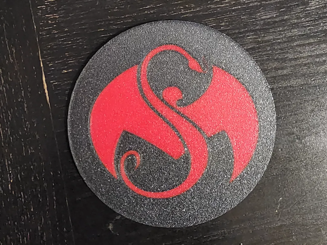 Strange Music Logo Coaster - Free 3D Print Model - MakerWorld