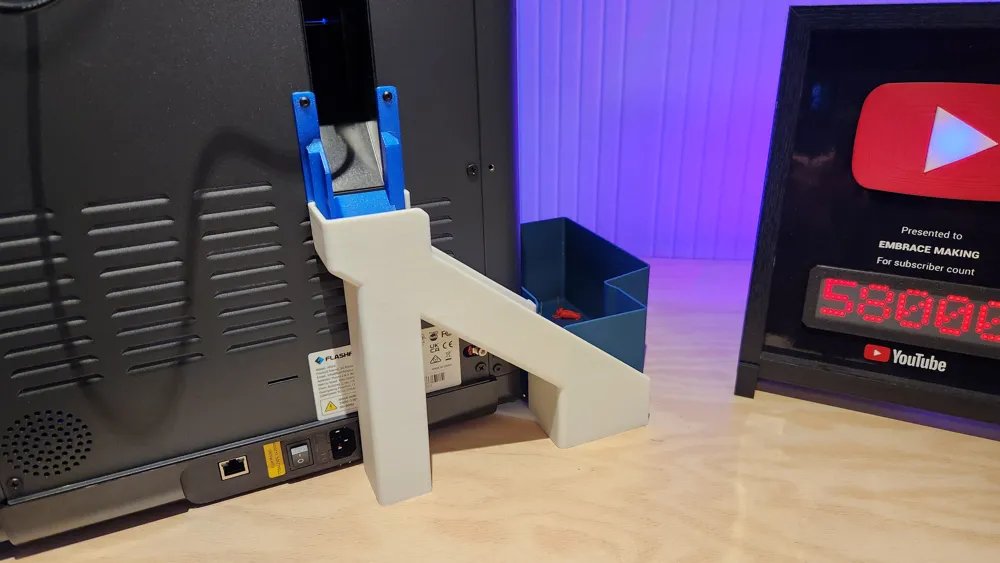 Flashforge AD5X Poop Purge Chute and Bucket by Embrace Making MakerWorld: Download Free 3D Models