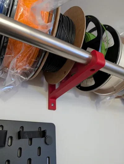 wall hanger spool filament shelf rack by leonard.dary - MakerWorld